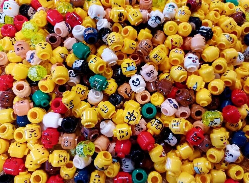 10-Pack of Mystery LEGO Heads