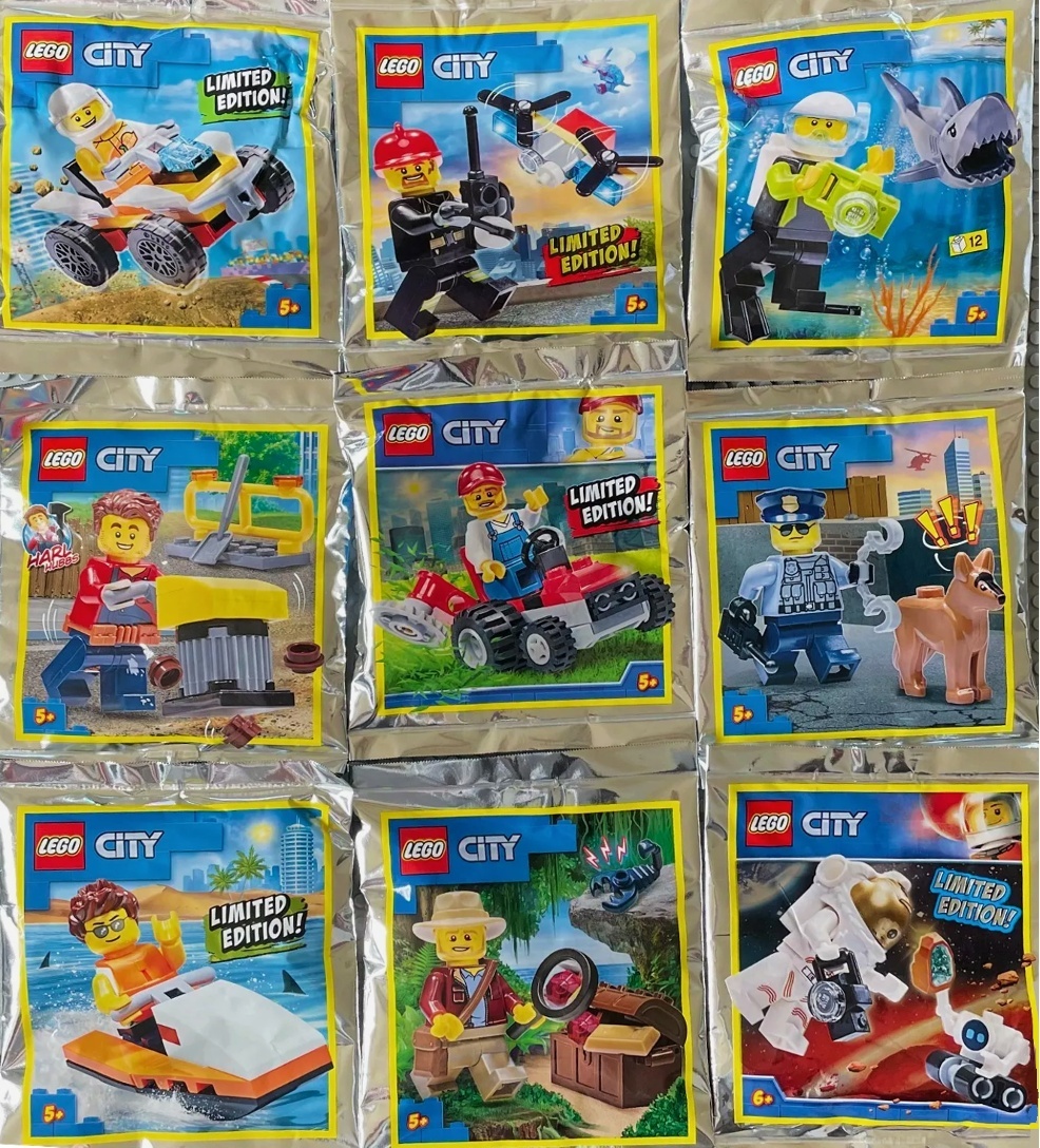 2-Pack of LEGO City Polybags