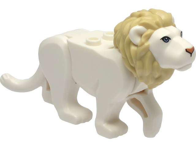 Rare LEGO White Lion