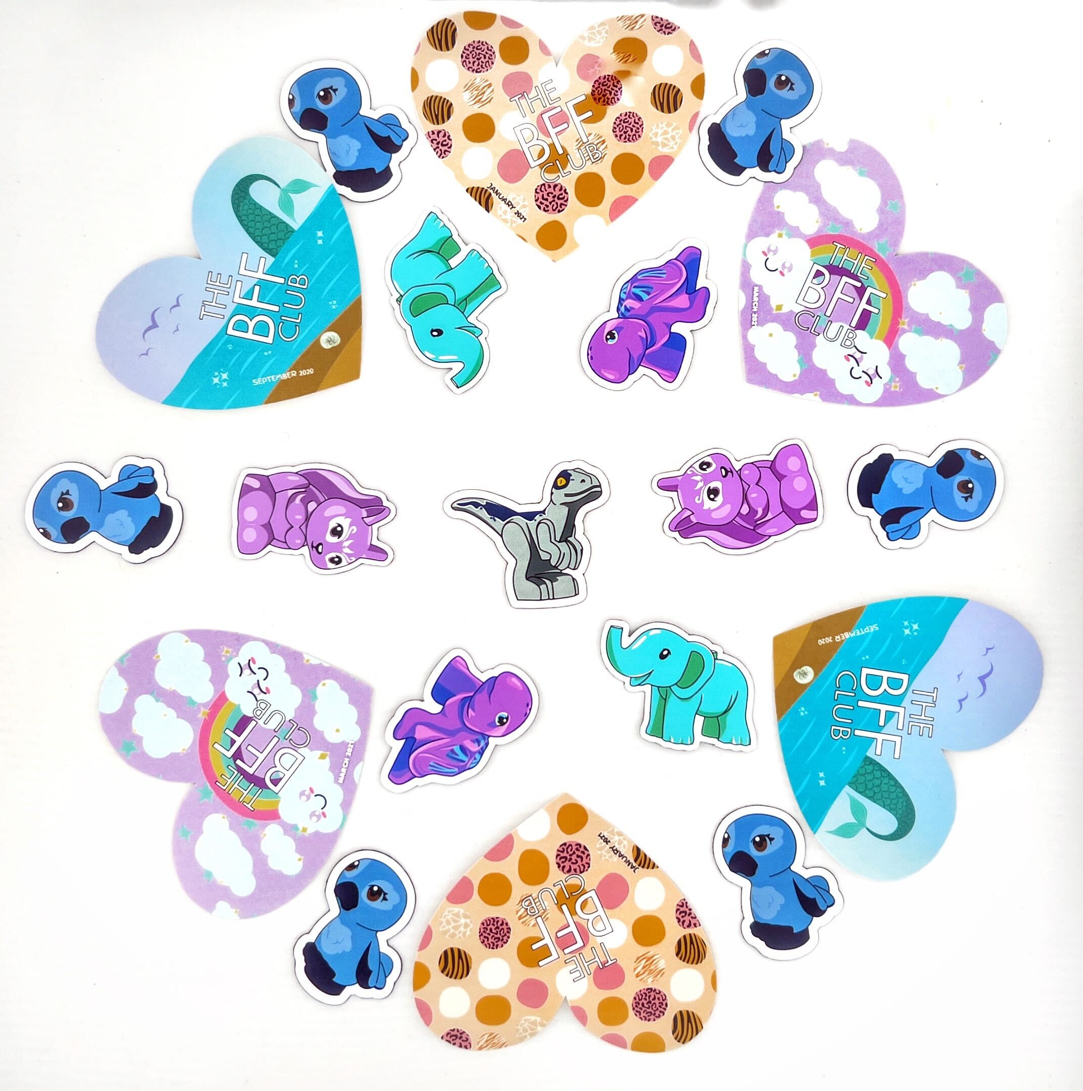 BFF Animal Magnet w/ FREE BFF Sticker